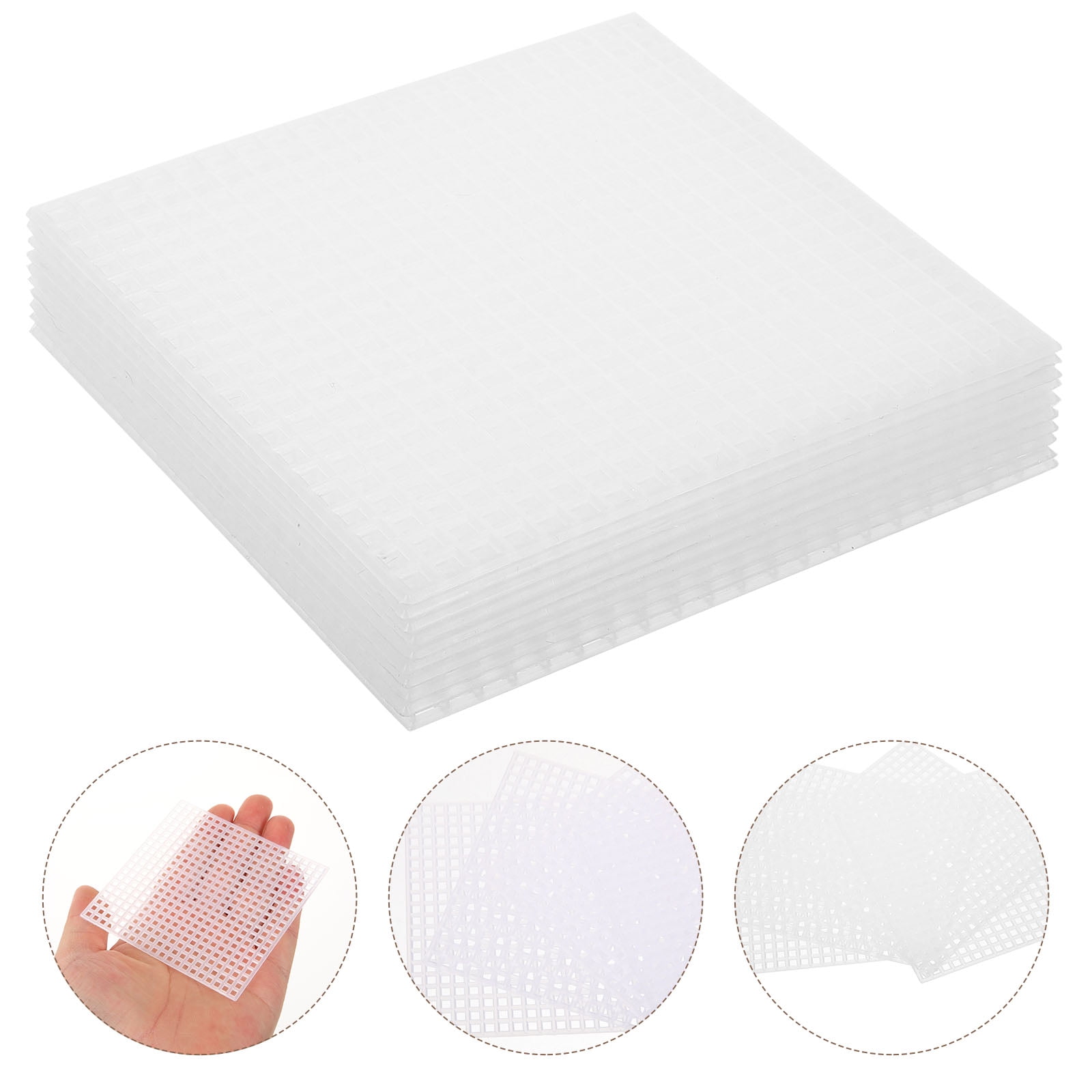 FELTECHELECTR 10Pcs Yarn Crafting Mesh Sheets for Knit and Crochet ...