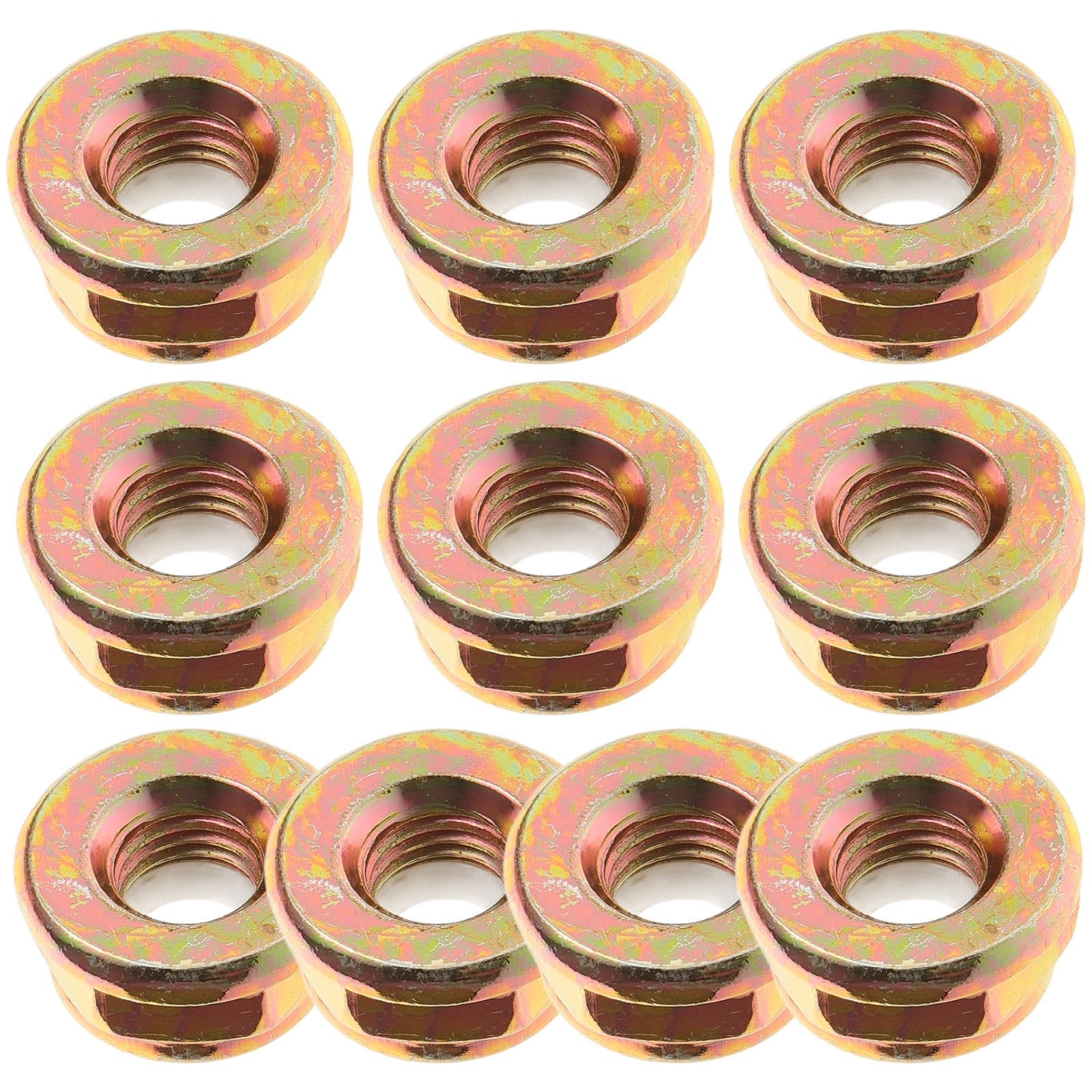 FELTECHELECTR 10pcs Lawnmower Blade Nut Grass Trimmer Spindle Blade ...
