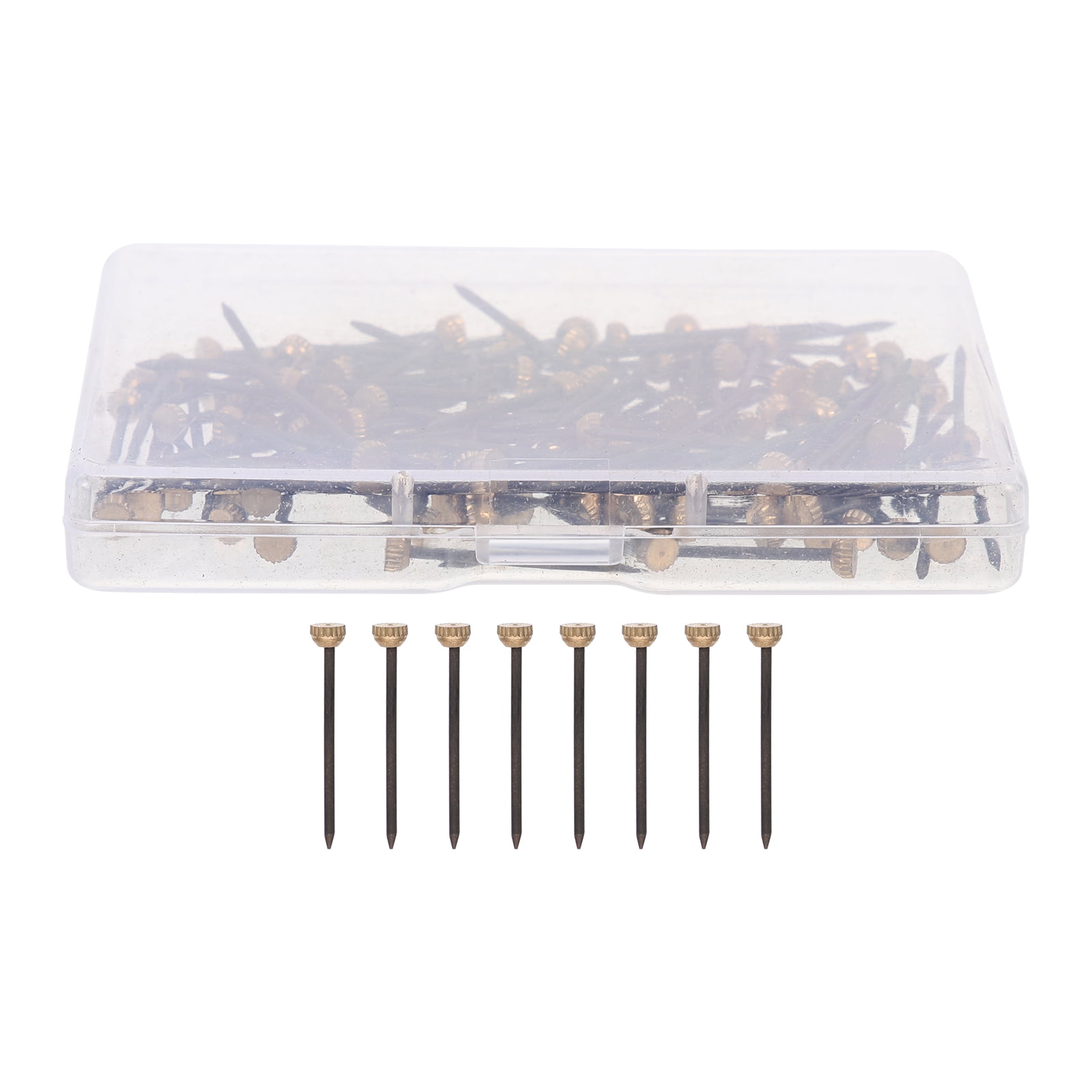 FELTECHELECTR 120Pcs Picture Hangers Nails Copper Head Nails for Wall ...