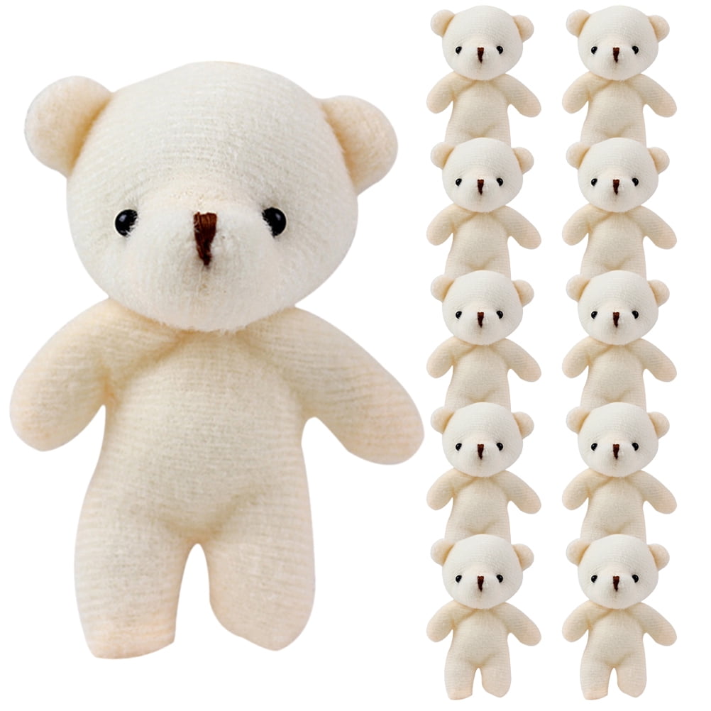 FELTECHELECTR 12Pcs Small Stuffed Bear Figurines For Office Decor Plush ...
