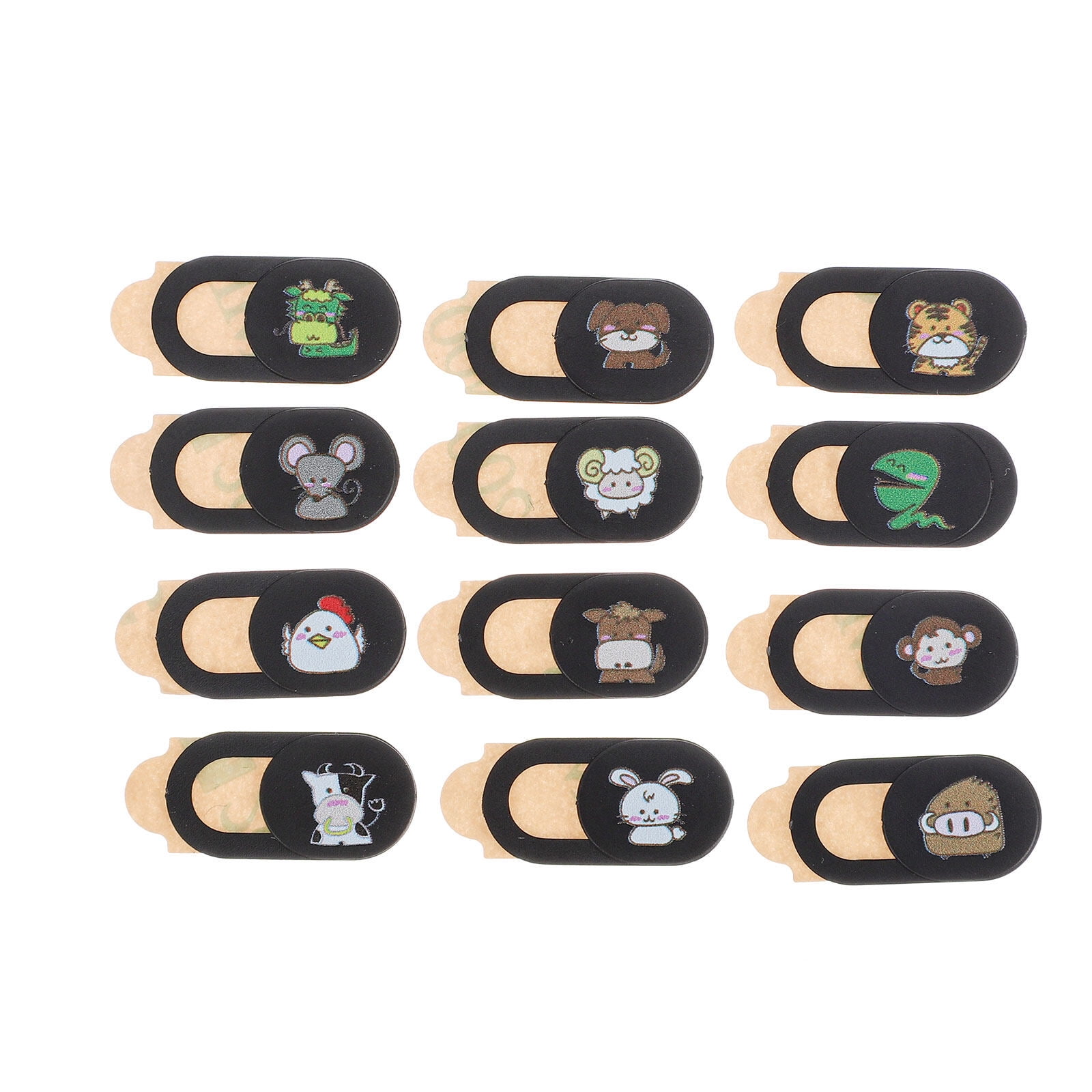 FELTECHELECTR 12Pcs Universal Webcam Cover for Laptop Anti Peeping Abs ...