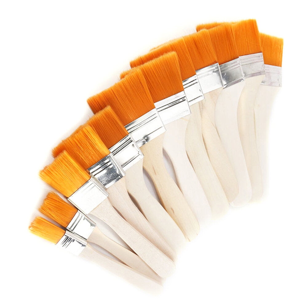 FELTECHELECTR 12Set Soft Painting Brushes Total Length 13-17.7cm for ...