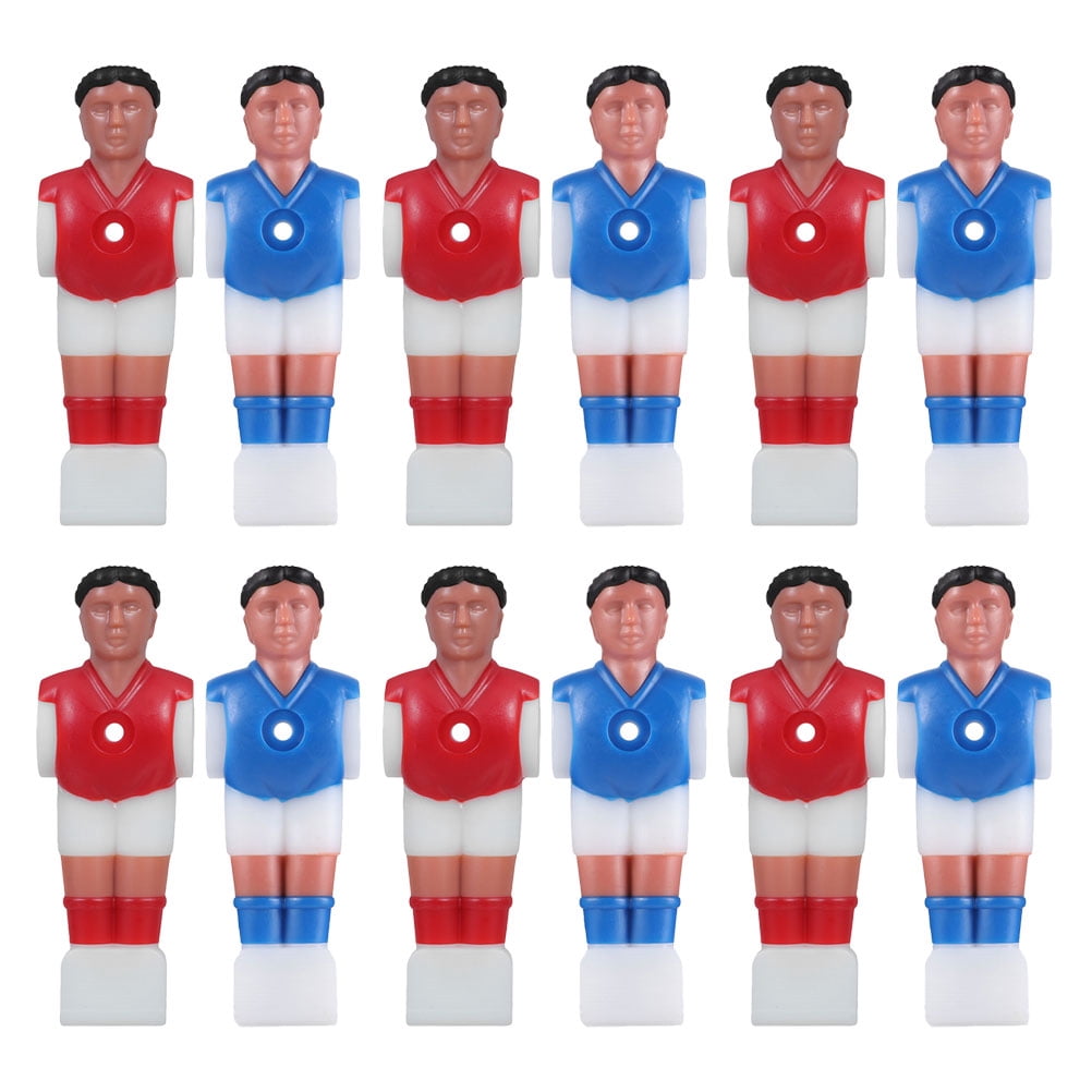 FELTECHELECTR 12pcs Replacement Foosball Men Set Plastic Table Soccer ...