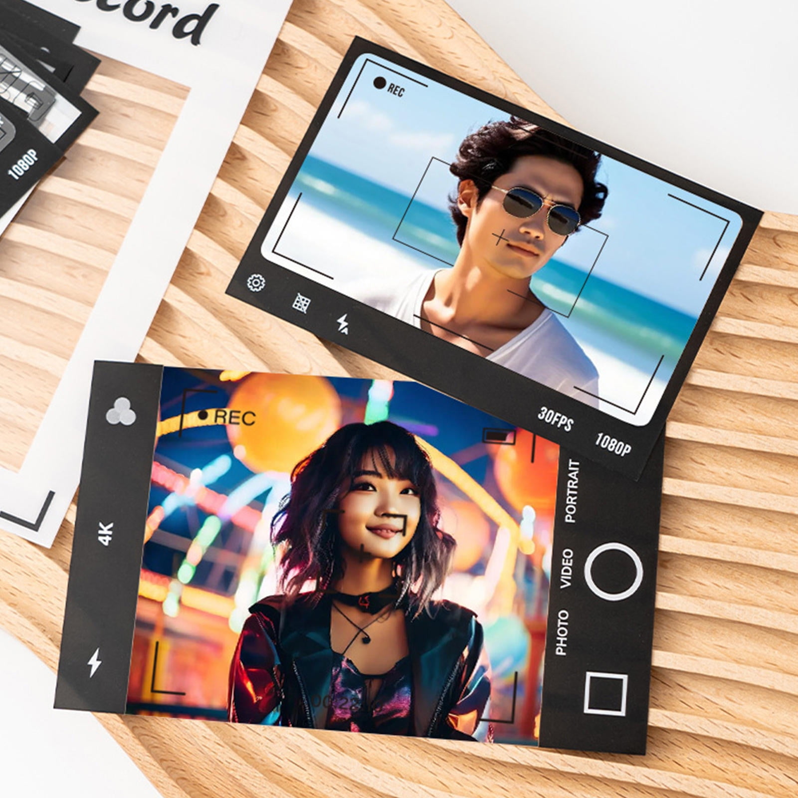 FELTECHELECTR 15 Sheets Vintage Photo Frame Sticker Set for ...