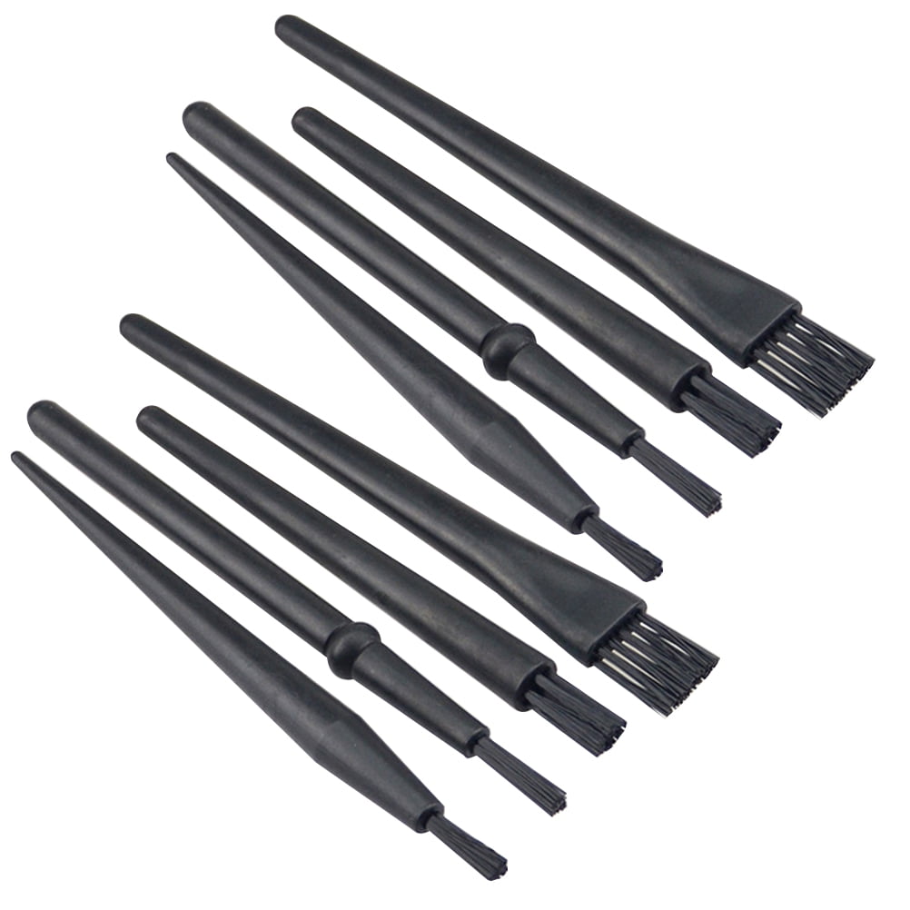 FELTECHELECTR 16 Pcs Anti Static Esd Brushes Black Plastic Quartet Design For Cleaning ...