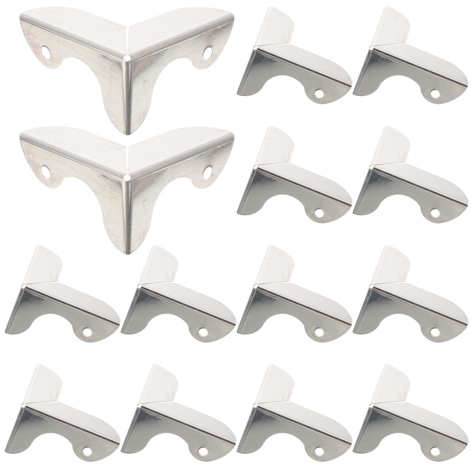 FELTECHELECTR 16Pcs Retro Wood Case Corner Protectors with Rounded ...