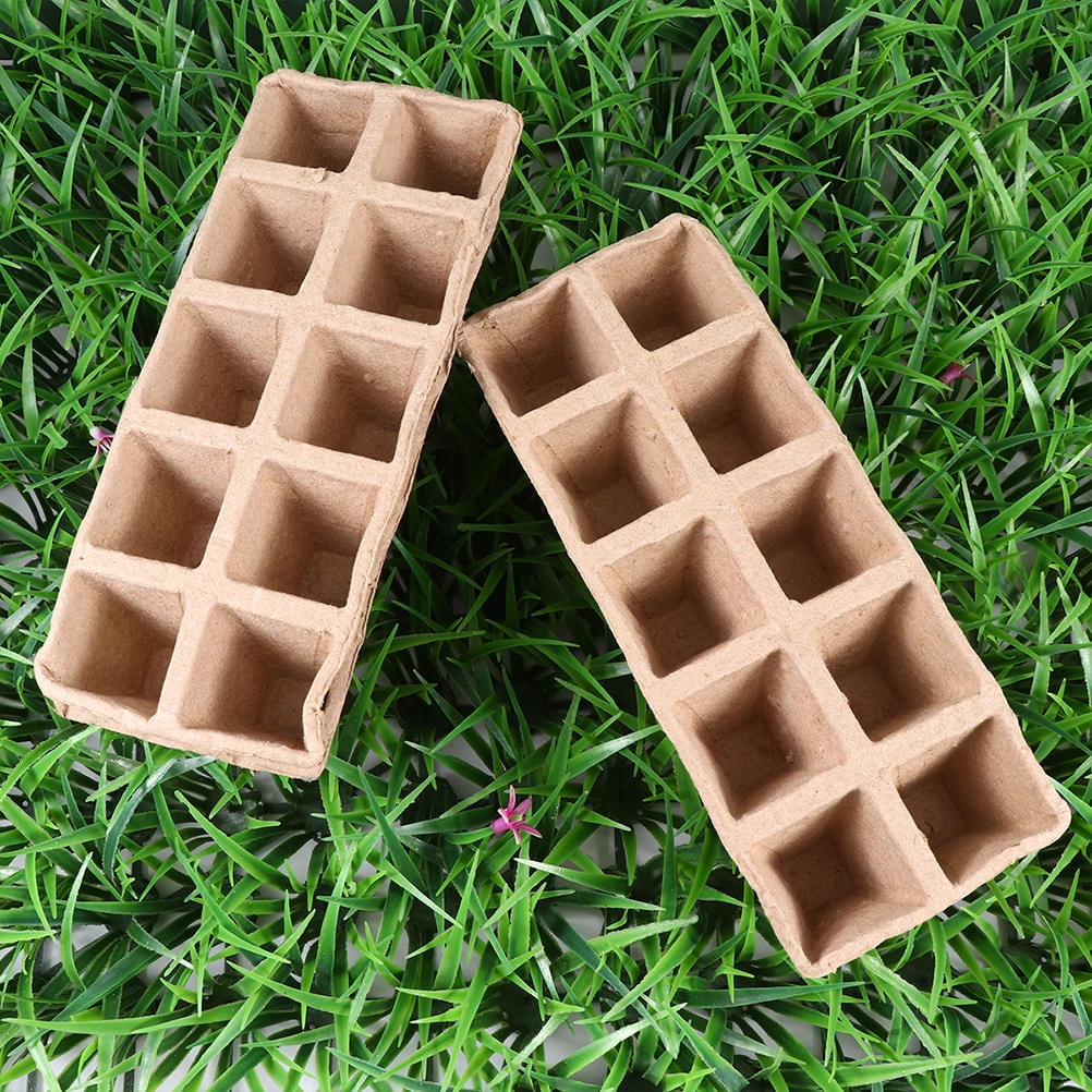 FELTECHELECTR 18 Pcs Paper Pulp Planting Containers Cups for Gardeners ...