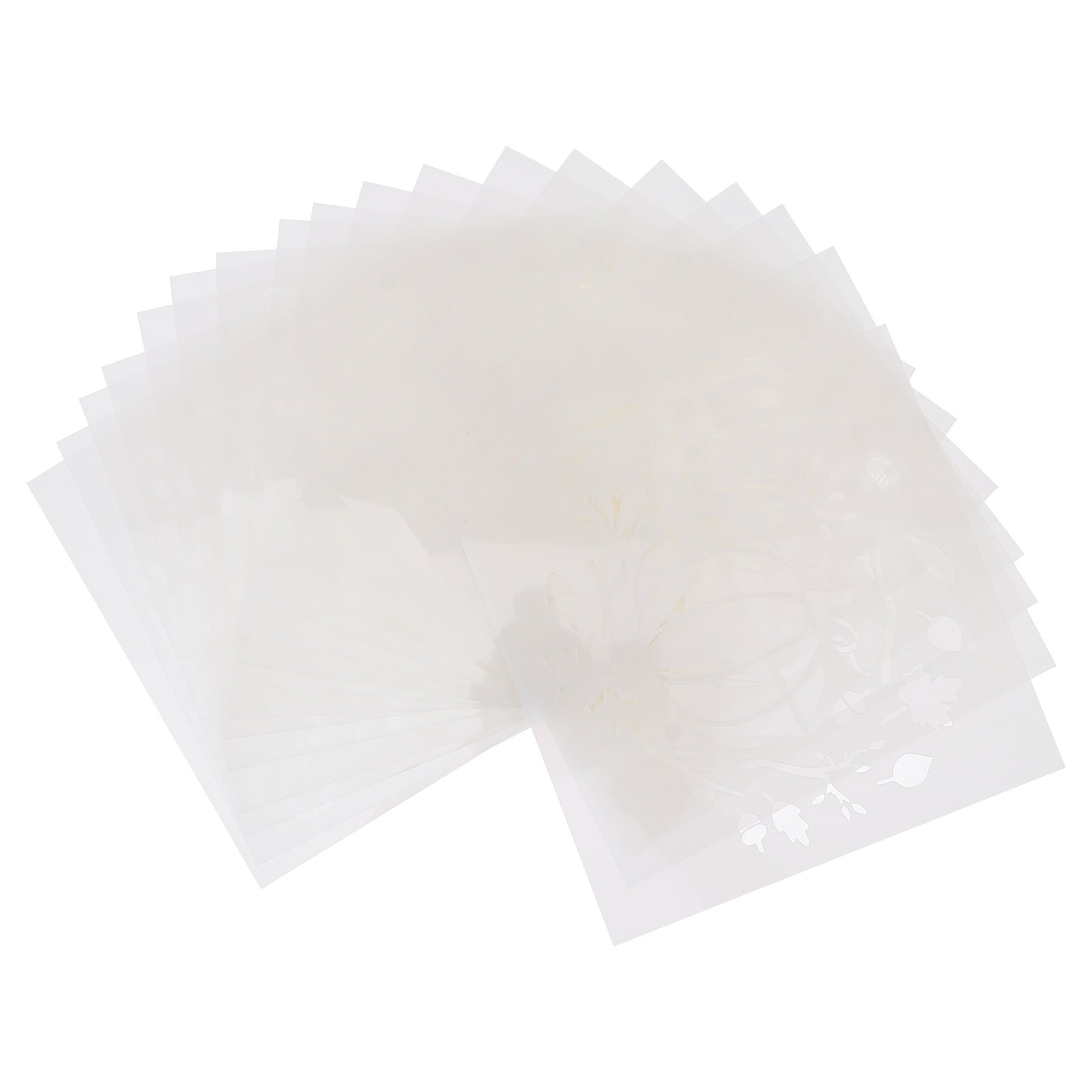 FELTECHELECTR 18Pcs Reusable Stencils Painting Template 6x6Inch Pp ...