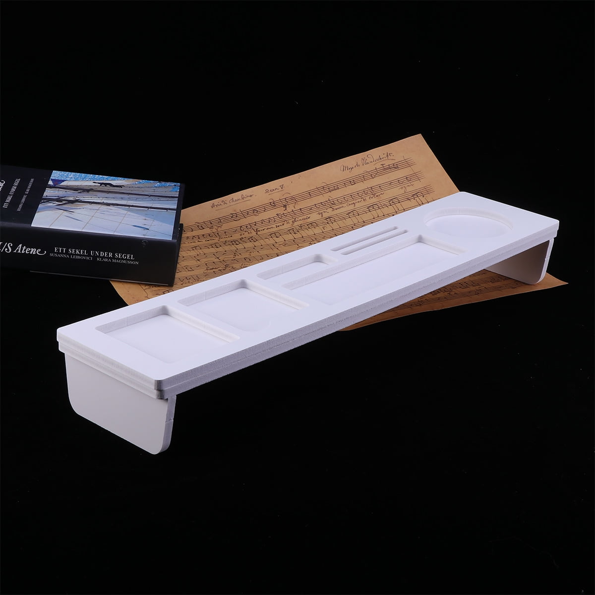 FELTECHELECTR 1Pack 54.00X11.00X5.80cm White PVC Keyboard Shelf for ...