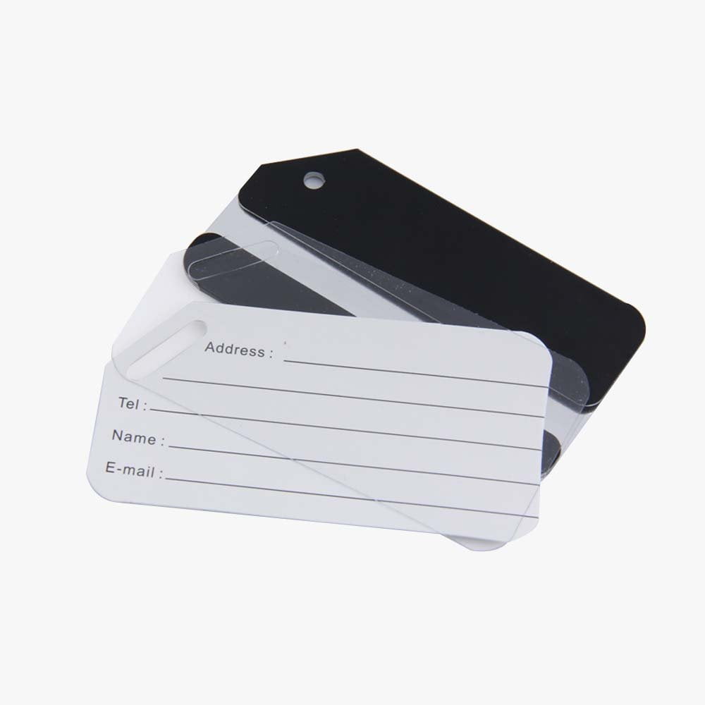 FELTECHELECTR 1Pack Aluminum Luggage Tags for Travelers Rectangular ...