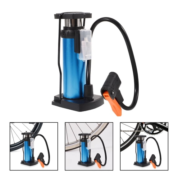 FELTECHELECTR 1Pack Blue Bike Pump Compact Floor Foot Pump for Vehicle ...