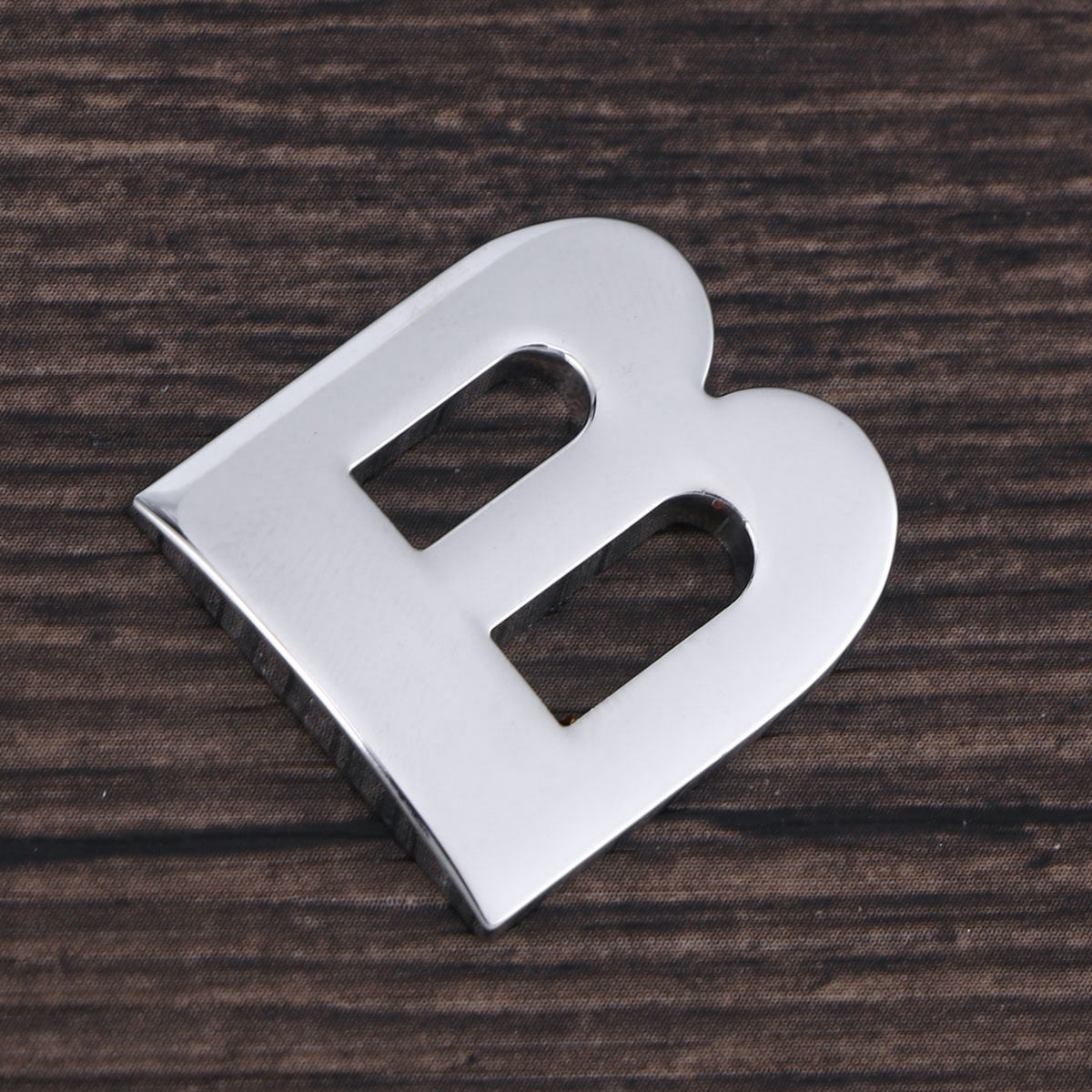 FELTECHELECTR 1Pack Car Badge Adhesive Silver 3D Metal for Car Body ...