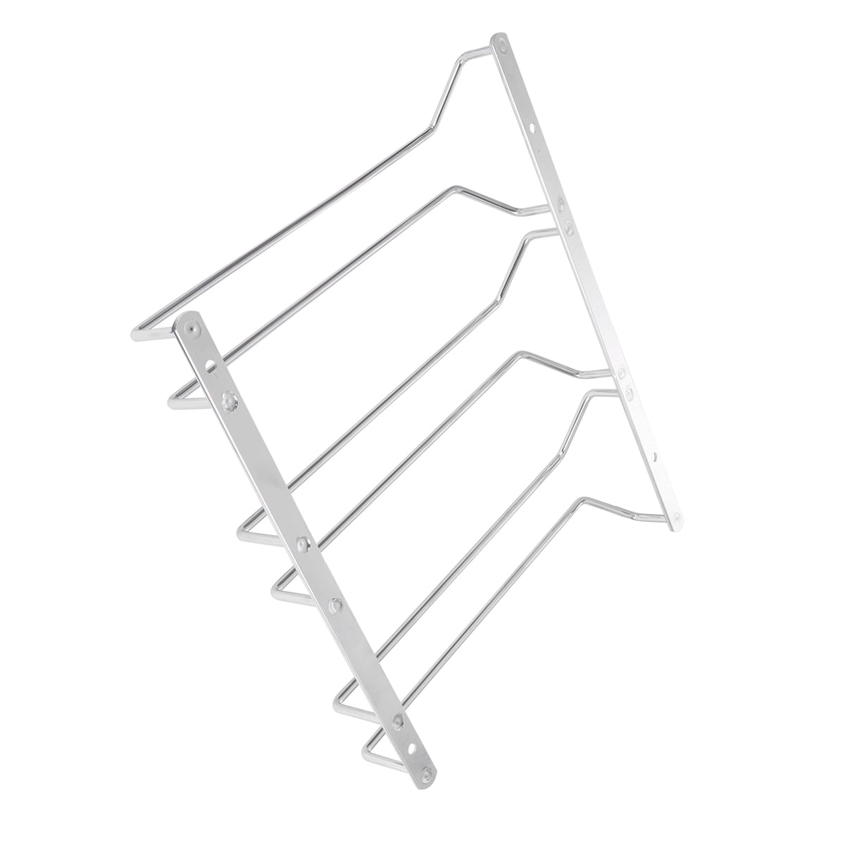 FELTECHELECTR 1Pack Goblets Hanging Rack Under Cabinet Glass Hanger ...