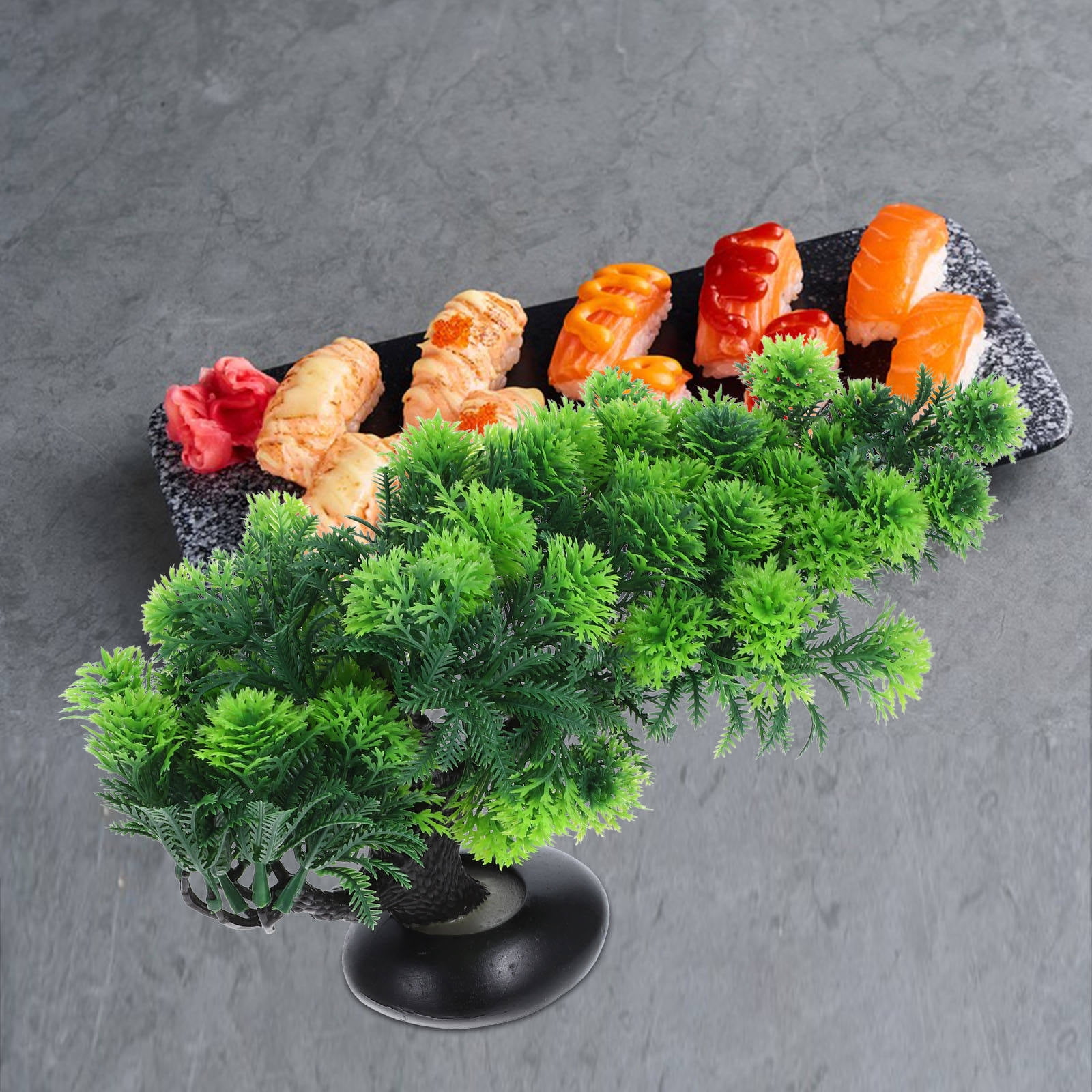FELTECHELECTR 1Pack Green Plastic Simulated Pine Tree Pine Tree Shape ...