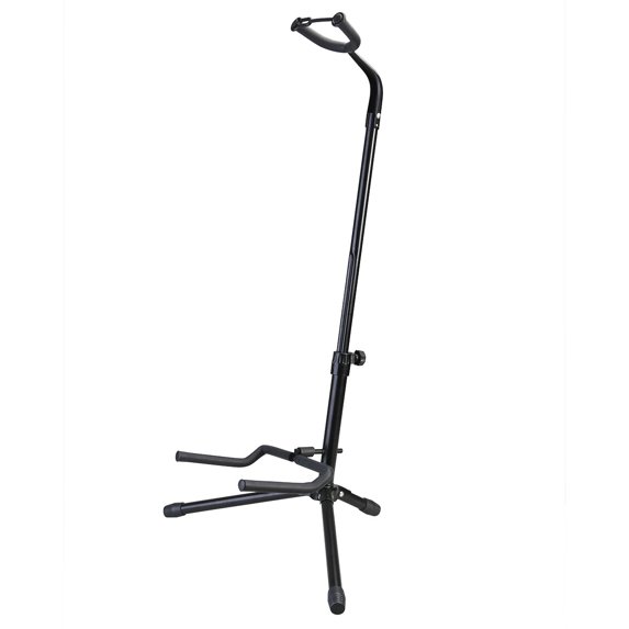 FELTECHELECTR Acoustic Electric Guitar Stand Steel Black Foldable 1Pcs ...