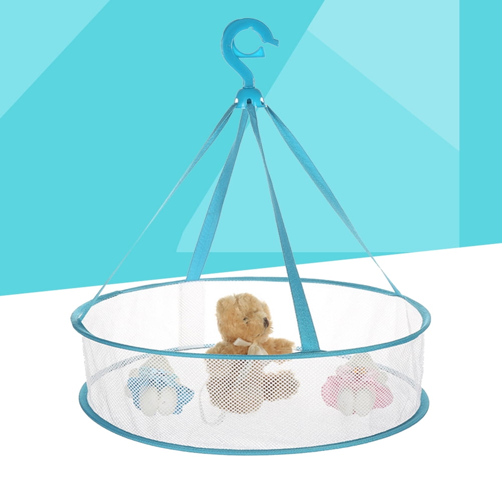 FELTECHELECTR 1Pack Hanging Mesh Drying Rack Blue Rectangular Steel ...