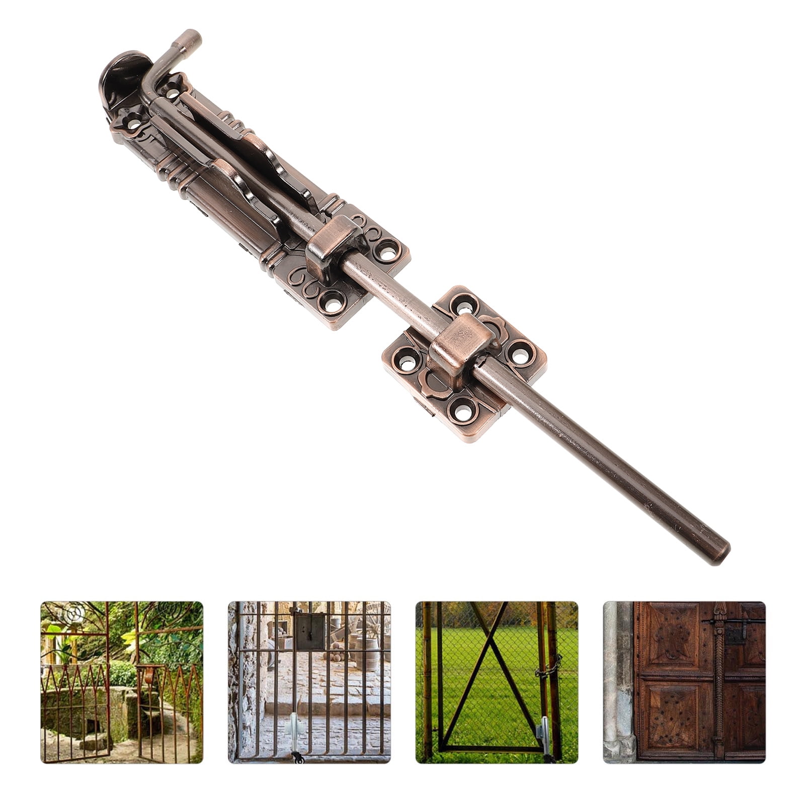 FELTECHELECTR 1Pack Light Brown Door Latch for Sliding Glass Door Locks ...