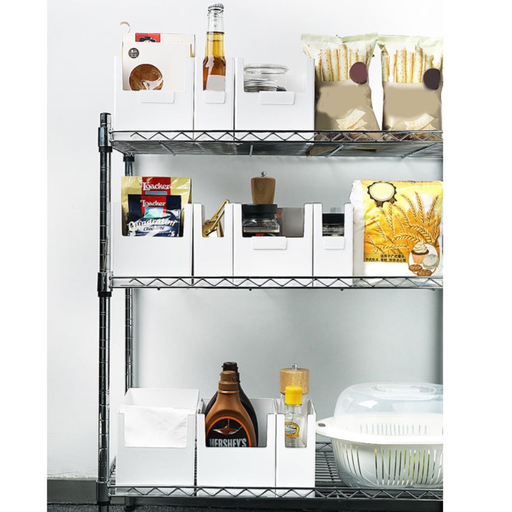 FELTECHELECTR 1Pack Tabletop Drawer Storage Box White Rectangular ...