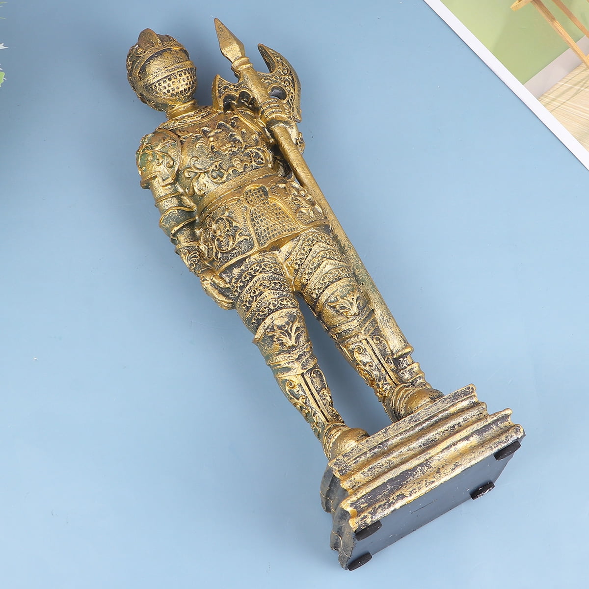 FELTECHELECTR 1Pack Warrior Toy Small Action Figures for Boys in Golden ...