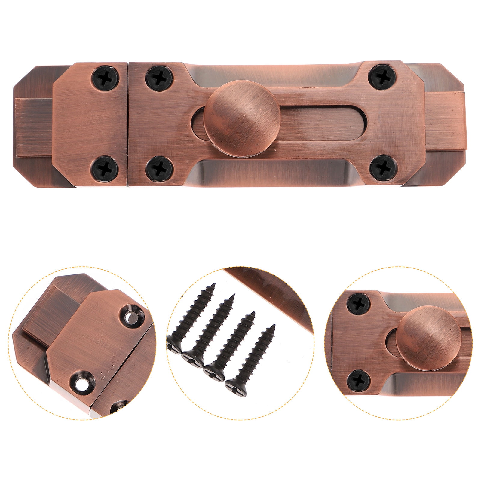 FELTECHELECTR 1Pack Zinc Alloy Sliding Door Lock Latch for Homeowners ...