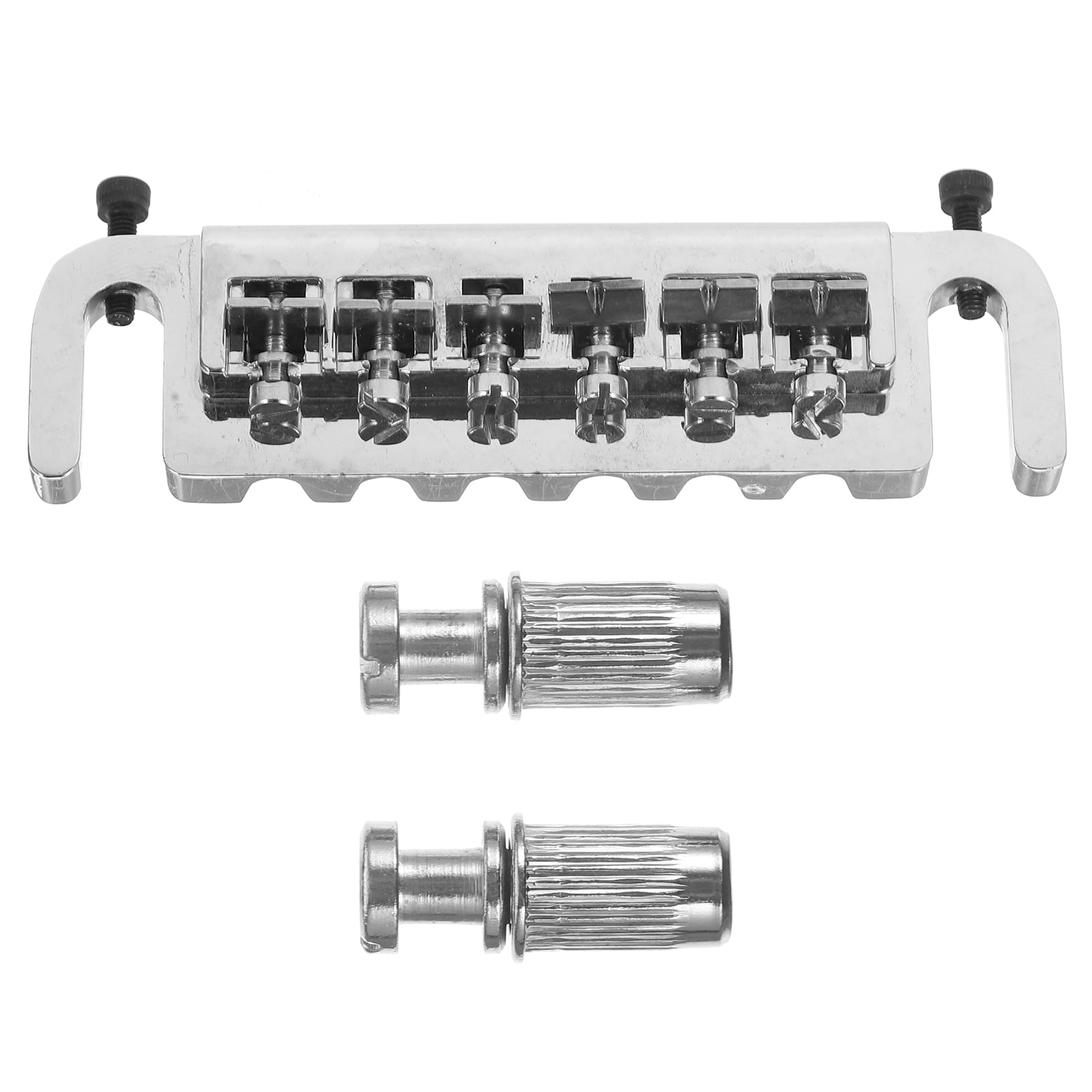 FELTECHELECTR 1Pack Zinc Alloy Wraparound Roller Bridge Saddle ...