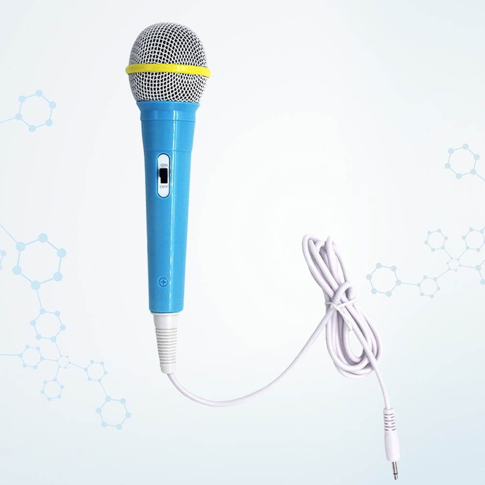 FELTECHELECTR 1Pc Blue Intelligent Robot Microphone for Kids ...