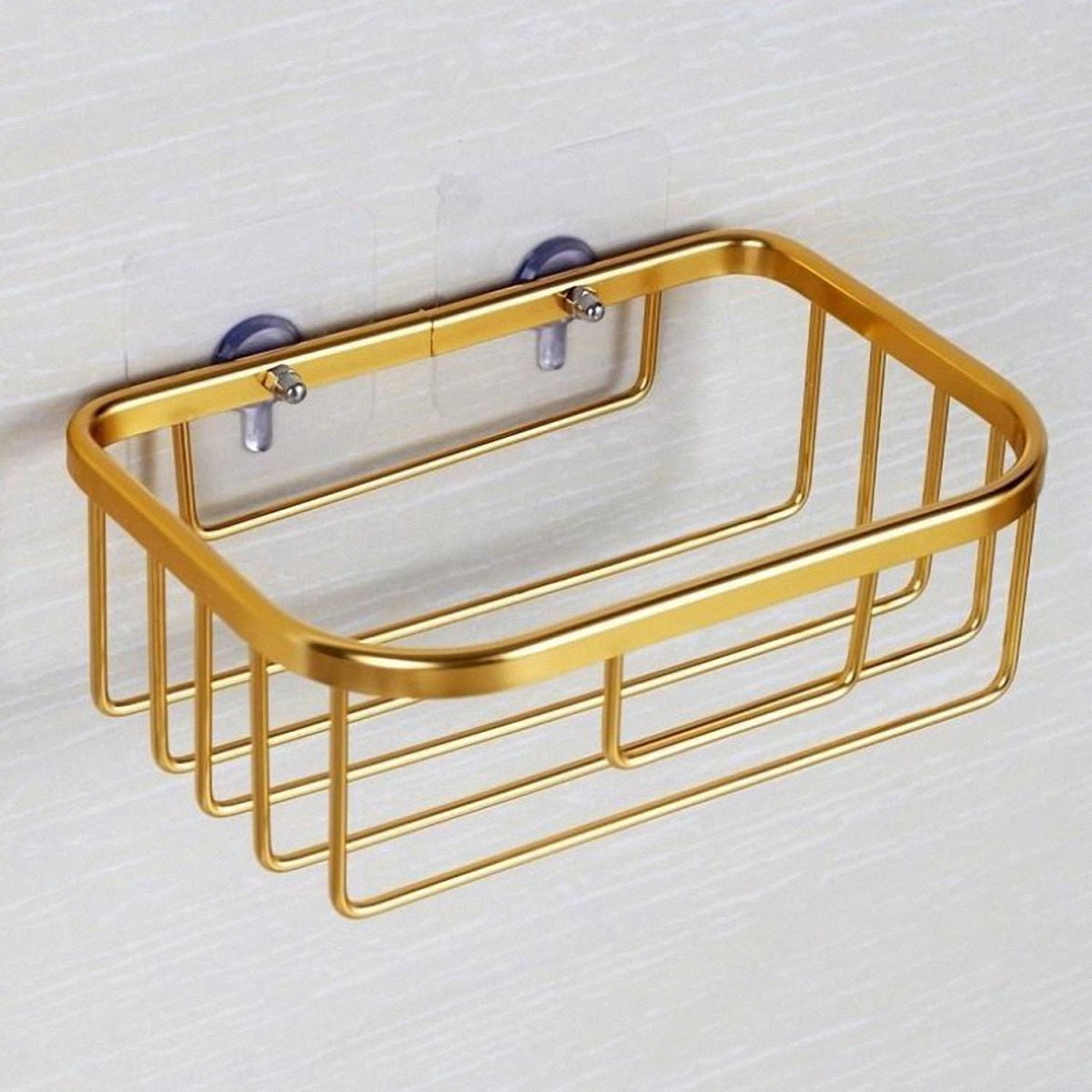 FELTECHELECTR 1Pc Golden Tissue Box Suction Cup Toilet Paper Towel ...