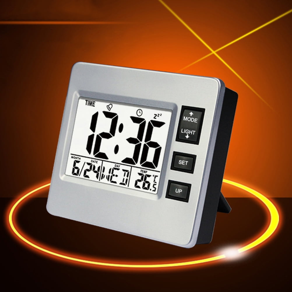 FELTECHELECTR 1Pcs Digital Clocks Multi Color 8.6x8.6x2.3cm Plastic ...