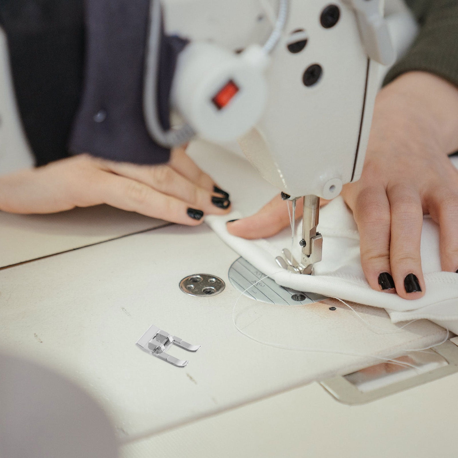 FELTECHELECTR 1Pcs Open Toe Embroidery Walking Foot for Sewing Machine ...