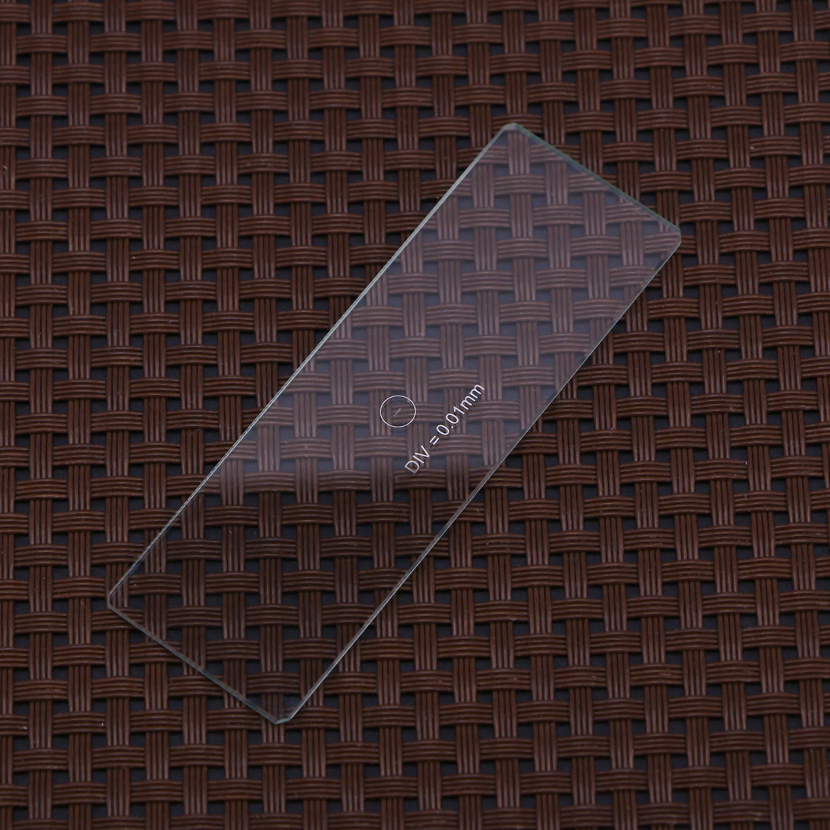 FELTECHELECTR 1Pcs Optical Glass Stage Micrometer for Microscope ...