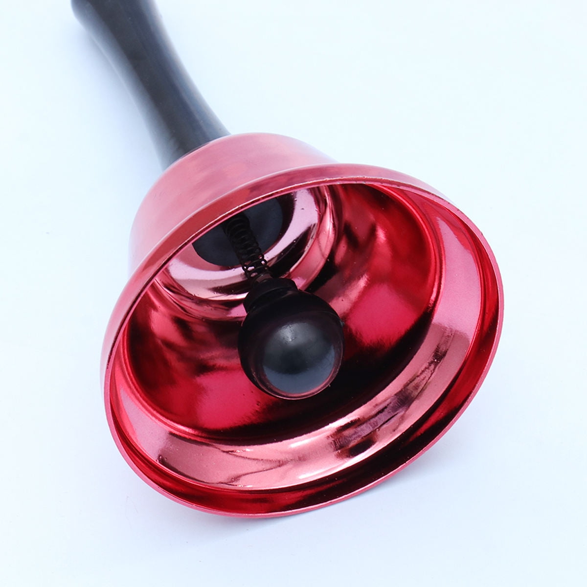 FELTECHELECTR 1Pcs Red Iron Handbell for Kids Musical Instruments Toy ...