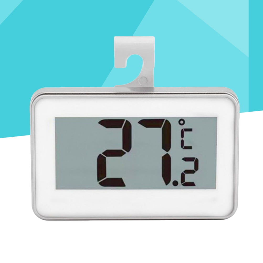 FELTECHELECTR 1Pcs Small Refrigerator Thermometer Rectangular Shape Abs ...