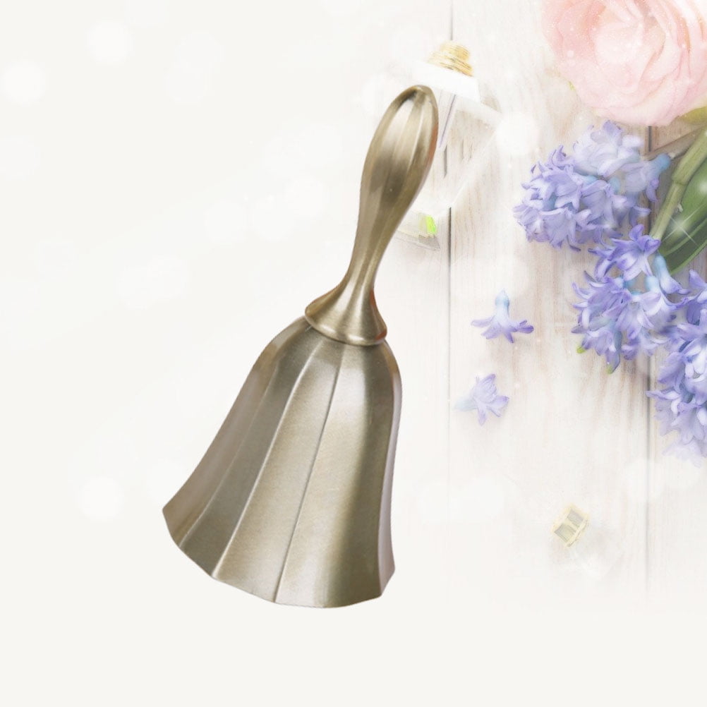 FELTECHELECTR 1Set Antique Bronze Handheld Service Bell for Hotel ...