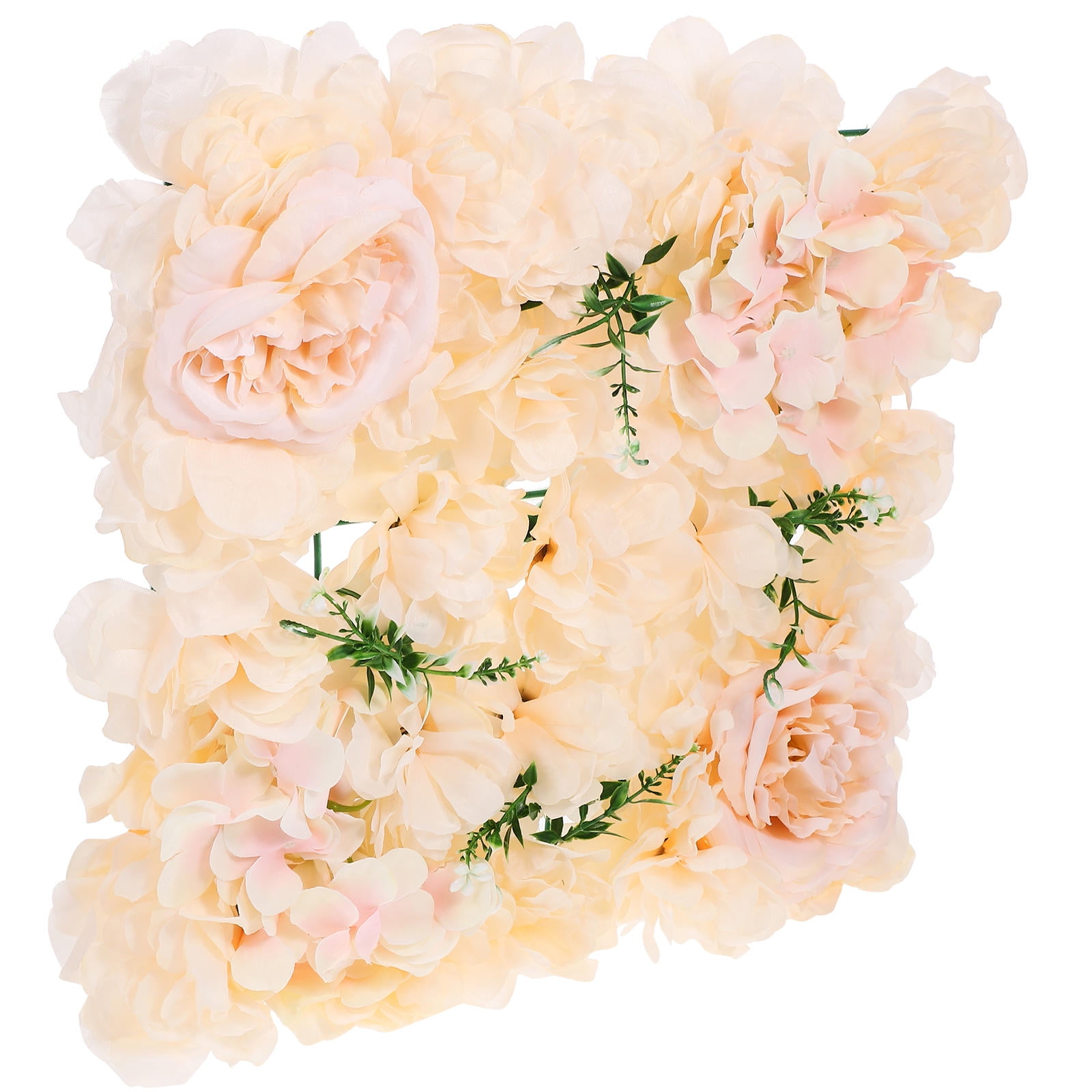 FELTECHELECTR 1Set Artificial Rose Wall Panel Wedding Floral Wall Panel ...