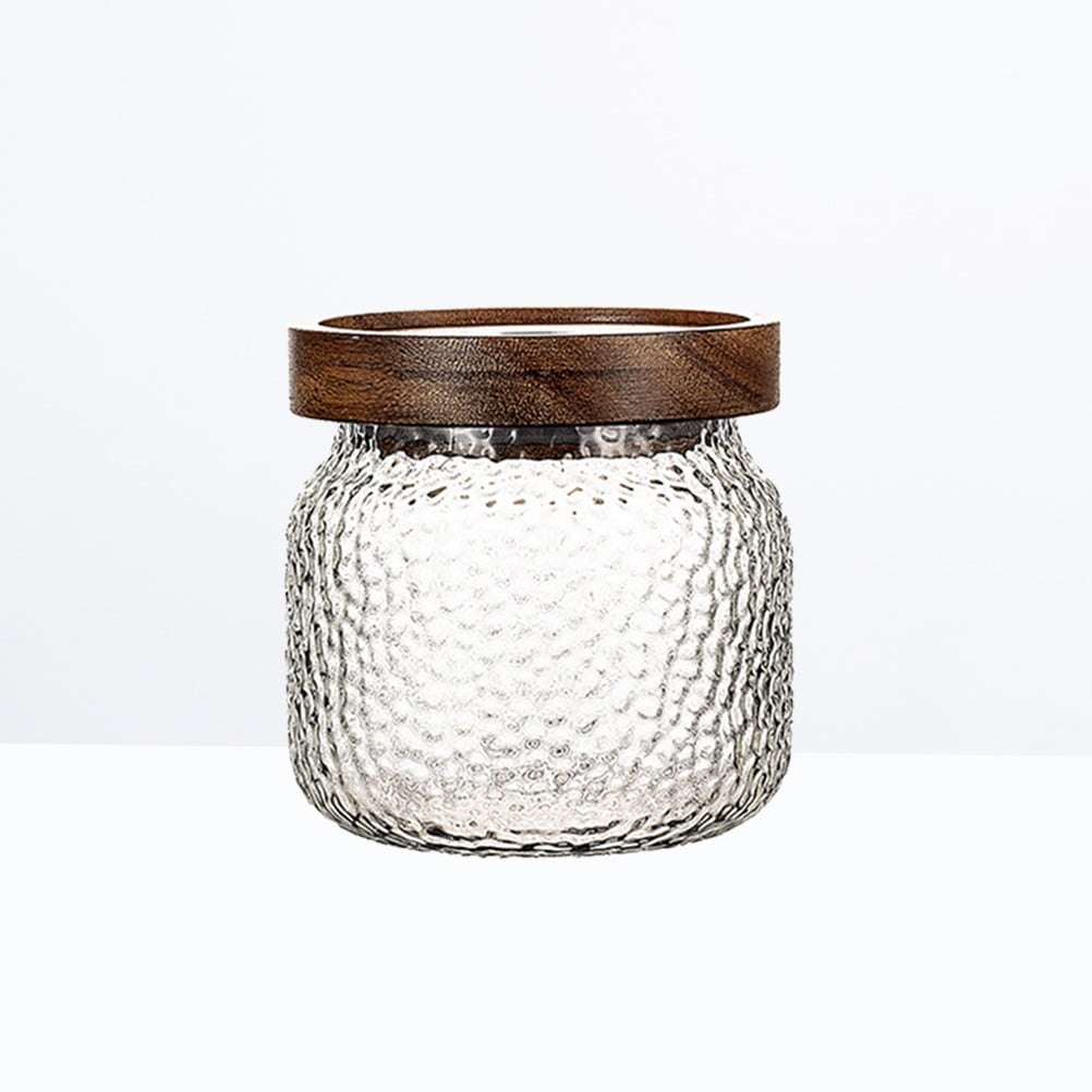 FELTECHELECTR Sealed Glass Container for Food 1Pcs 8.5x8.5x9cm ...