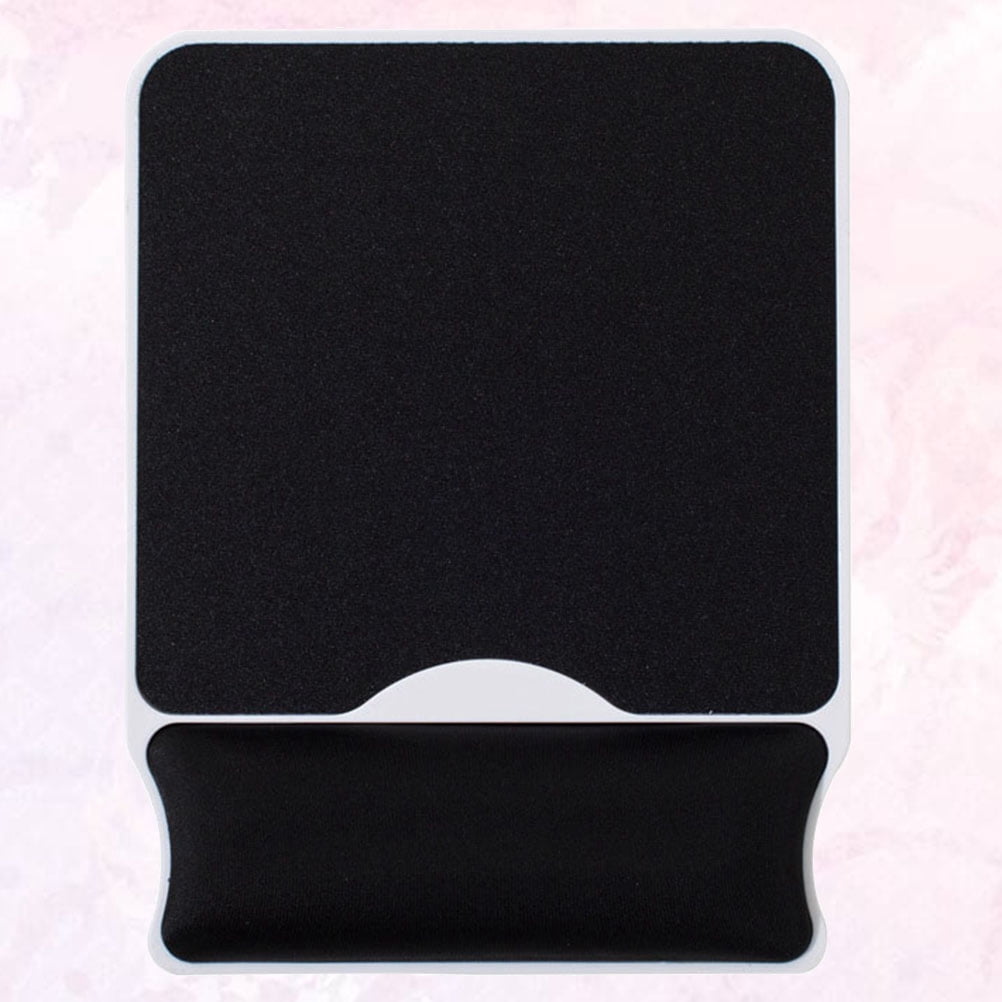 FELTECHELECTR 1Set Black Mouse Pad with Wrist Rest for Smooth Operation ...