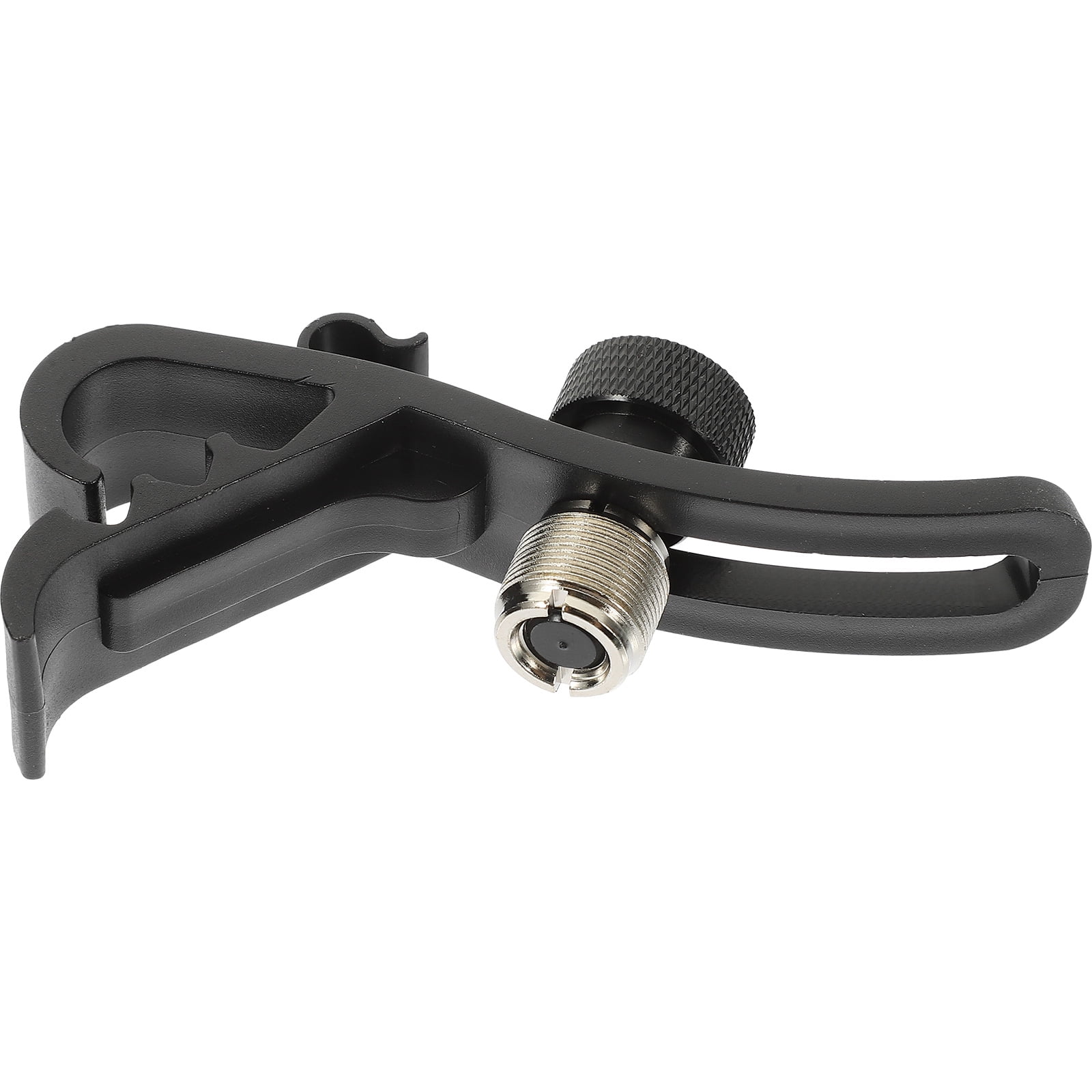 FELTECHELECTR 1Set Black Plastic Drum Mic Clamp With Mic Stand Thread ...