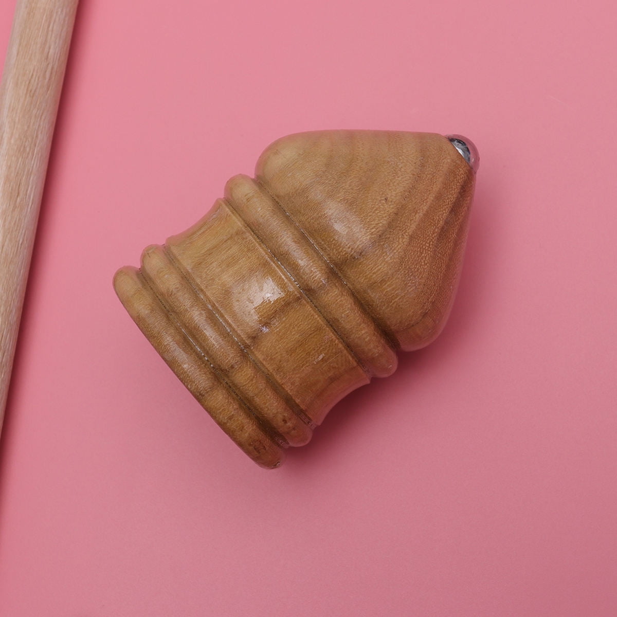 FELTECHELECTR 1Set Gyroscope Peg-Top Toy Elm Wood Round Top Improve ...