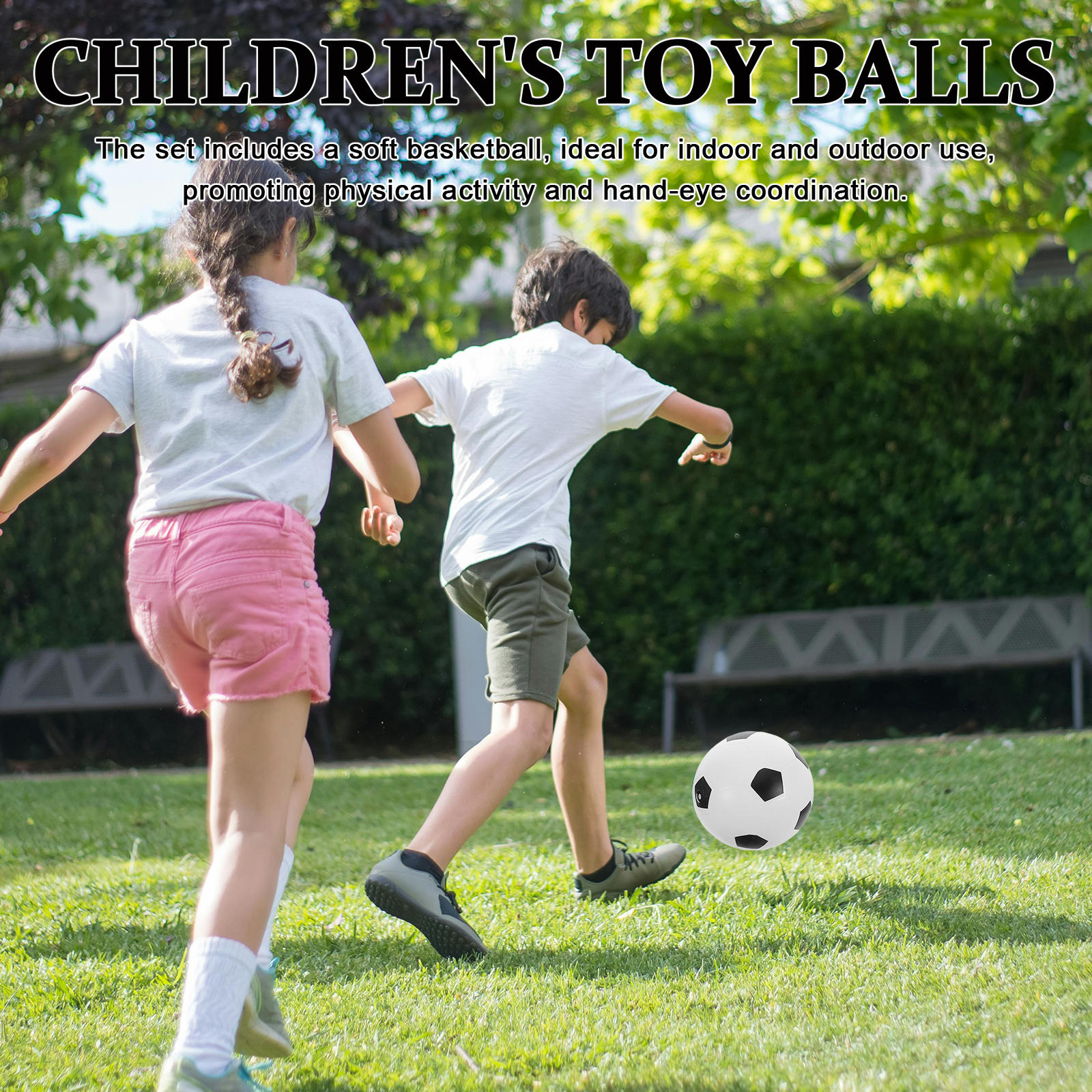 FELTECHELECTR 1Set Indoor Mini Basketball Ball for Children PVC Plastic ...
