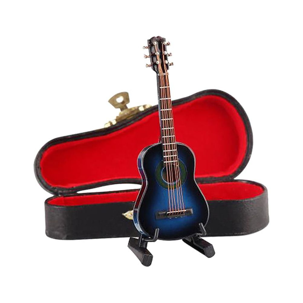 FELTECHELECTR 1Set Mini Wooden Guitar Assorted Color for Clothing Store ...