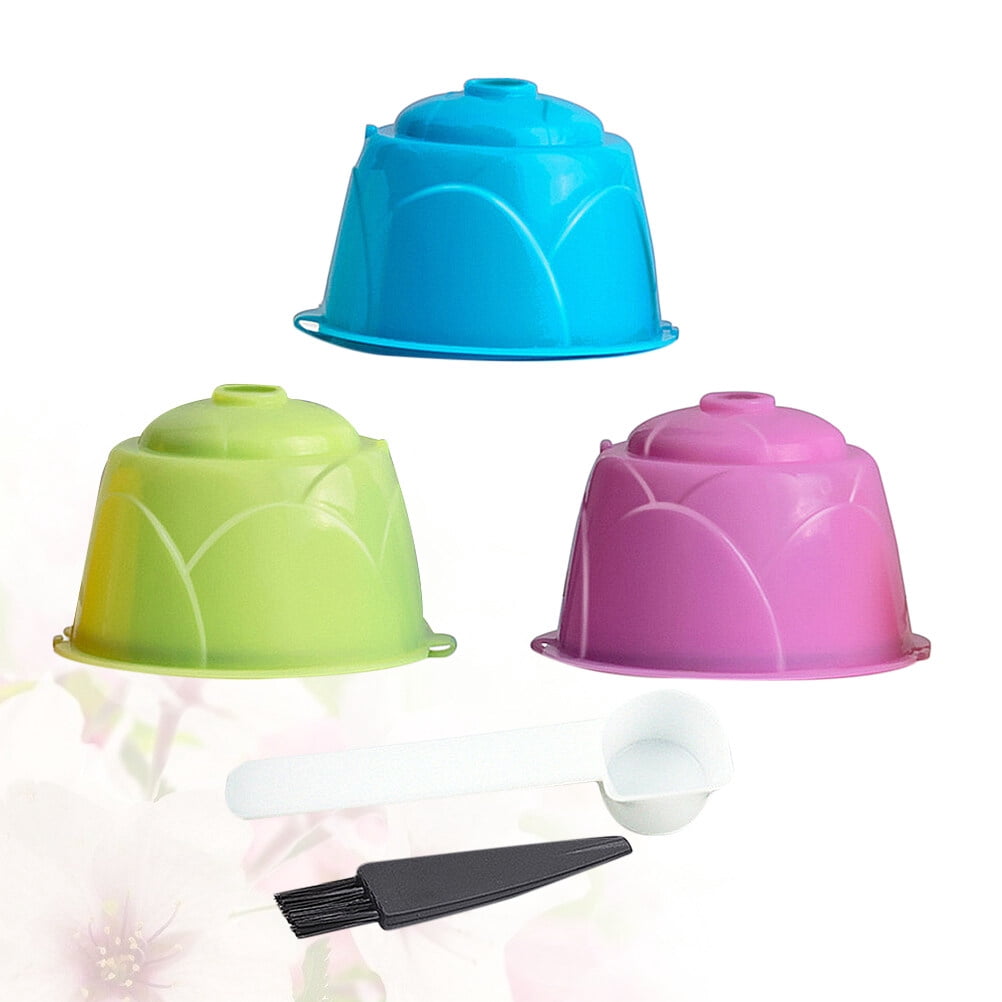 FELTECHELECTR 1Set Round Reusable Coffee Capsule Filter Cup Set Design ...