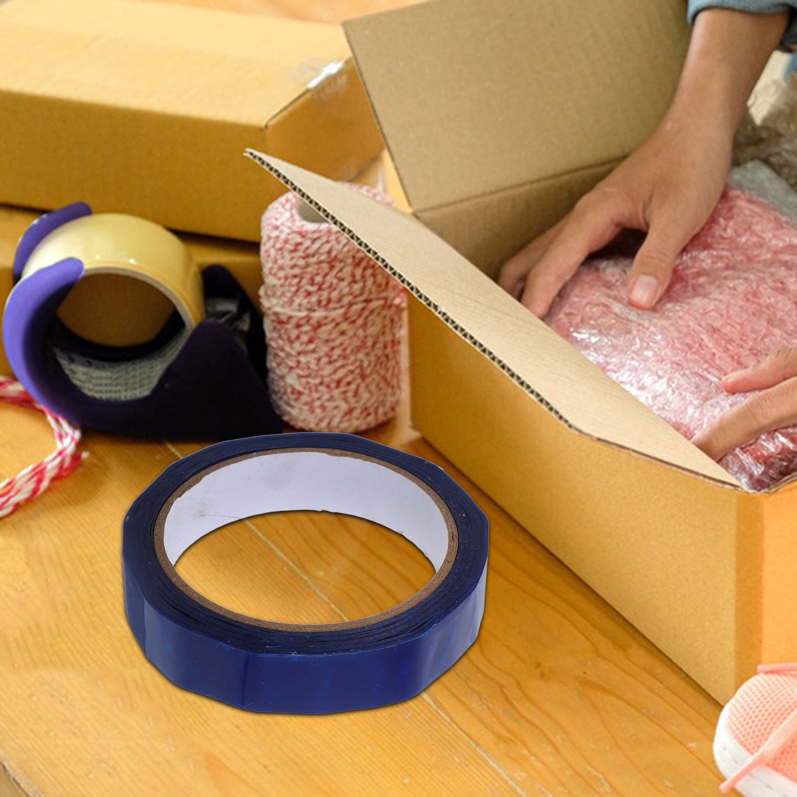 FELTECHELECTR 1Set Security Tape Tamper Evident Blue Pet For Individual ...