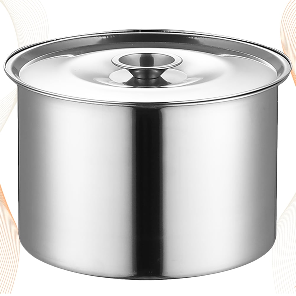 FELTECHELECTR 1Set Stainless Steel Spice Jars for Buffet Silver 4.7 x 3.3 Inch Cylindrical Shape ...