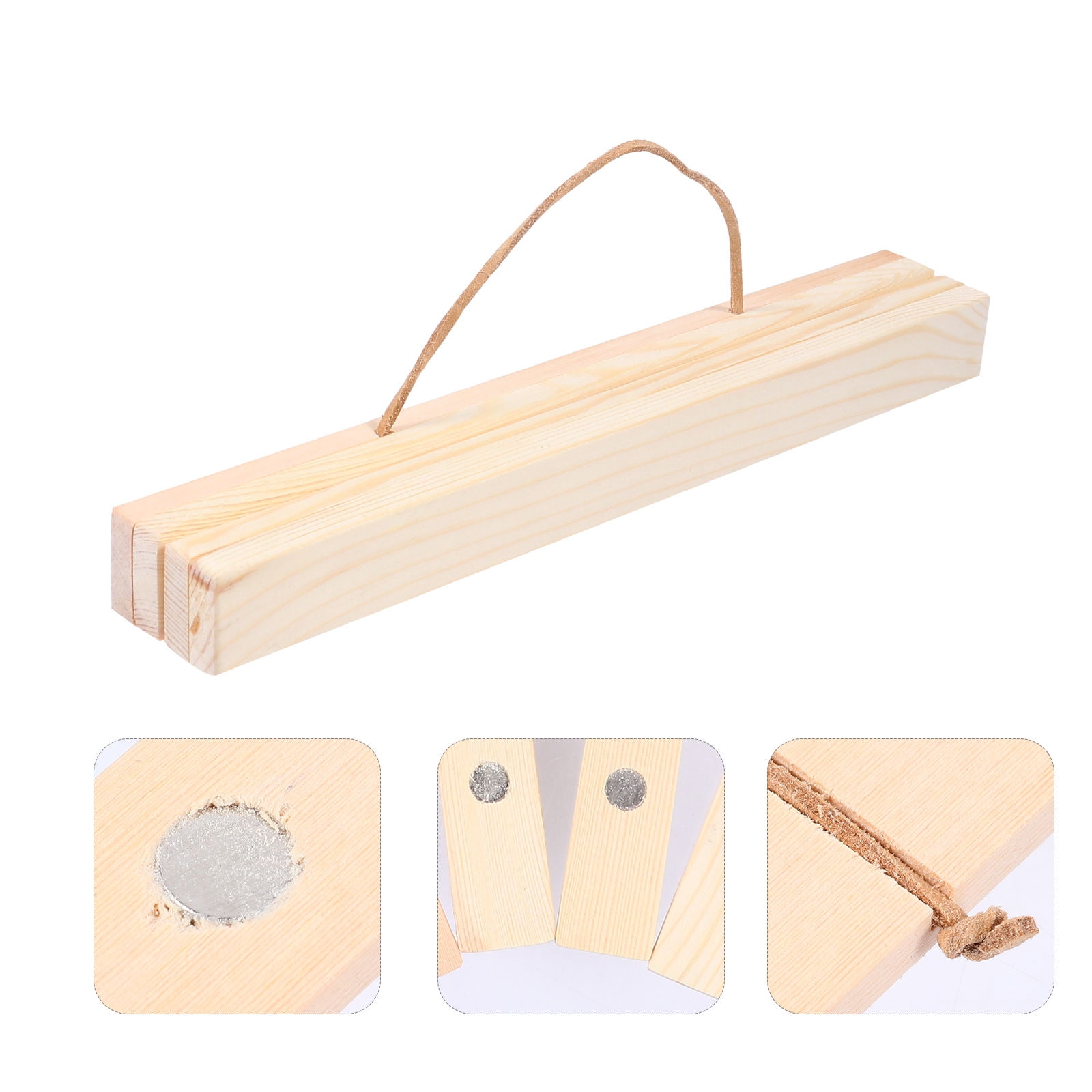 FELTECHELECTR 1Set Wooden Hanger Frame for Hanging Maps and Posters in ...