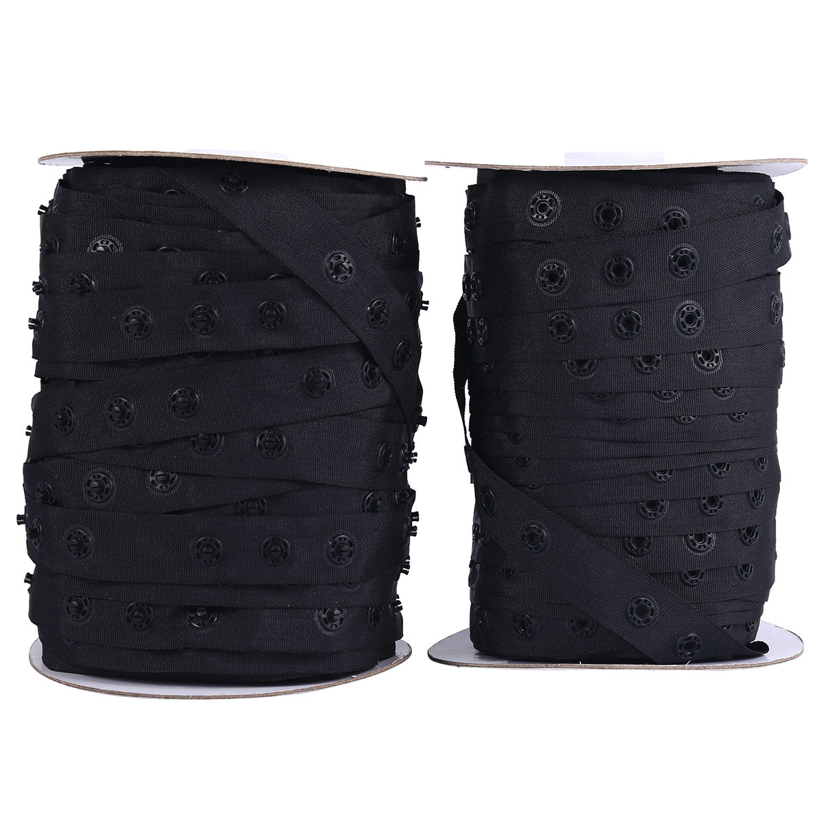 FELTECHELECTR 2 Rolls Diy Invisible Buckle Belt Webbing for Sewing Snap ...