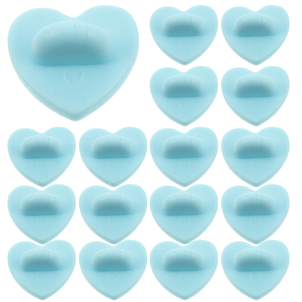 FELTECHELECTR Brooch Safety Pins Rubber Pin Backs 200Set 0.6x0.6x0.1in ...