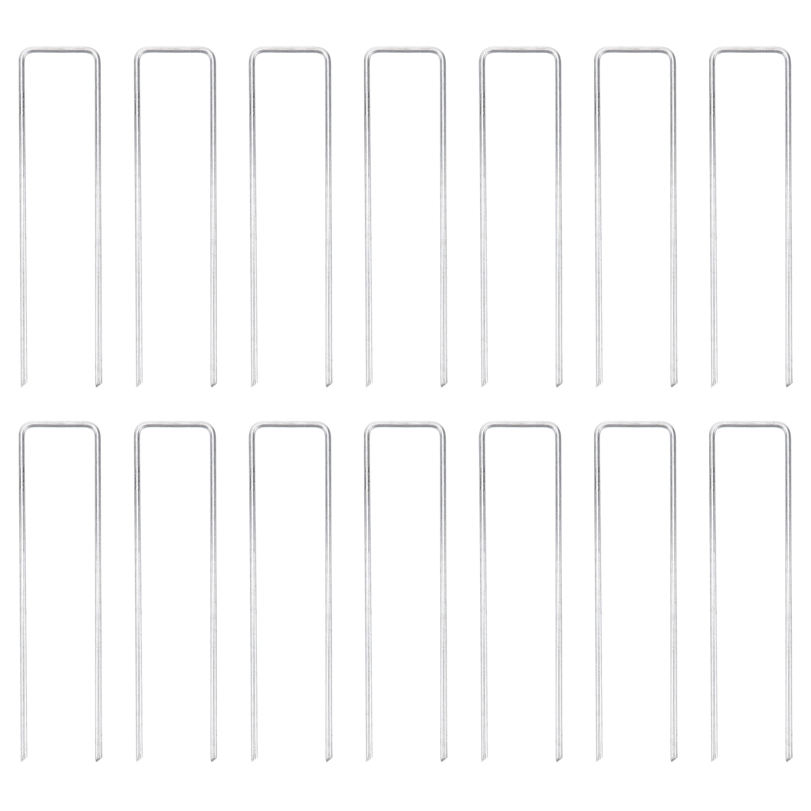 FELTECHELECTR 20Pack U-Shape Metal Landscaping Spikes for Holiday ...