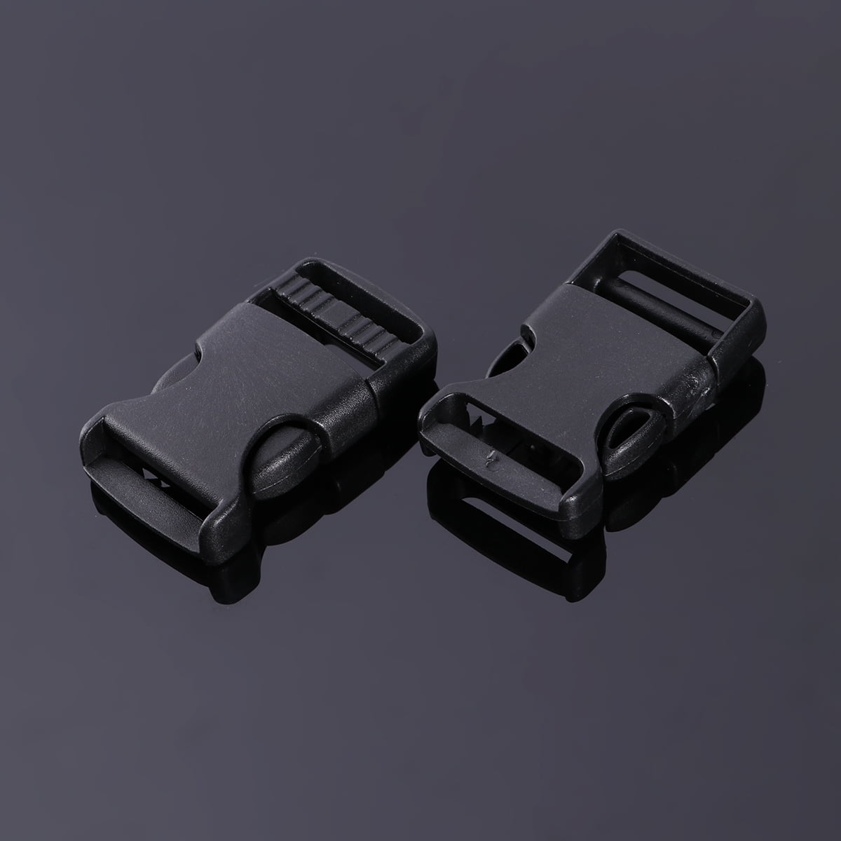 FELTECHELECTR 20Pcs Flat Side Release Buckles Rectangular Shape for ...