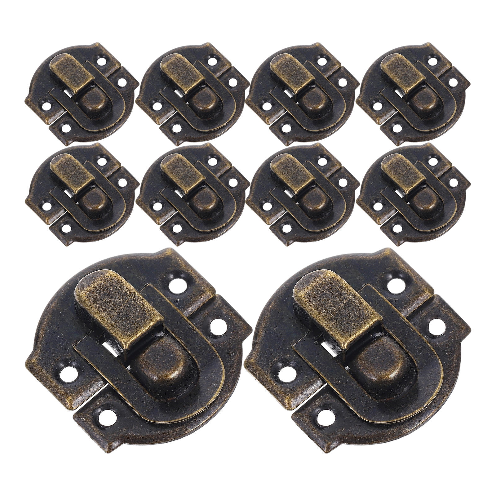 FELTECHELECTR 20Pcs Rectangular Vintage Hook Hasp Locks for Home Office ...