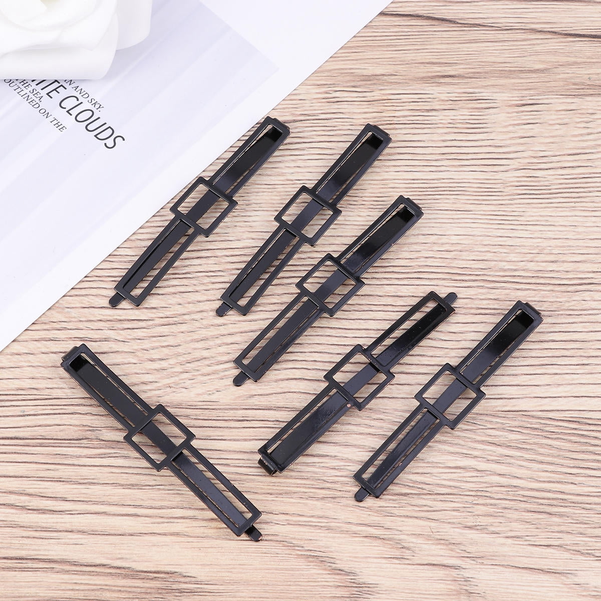 FELTECHELECTR 24pcs Diy Hair Clips Accessories For Snap Hair Pins For ...